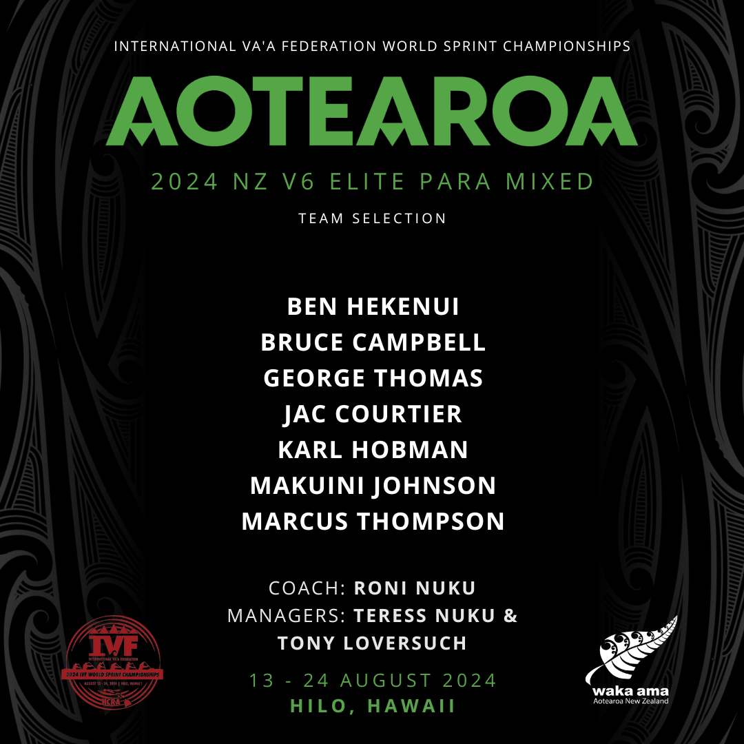 2024 World Sprint Champs, Hawai'i - Waka Ama NZ