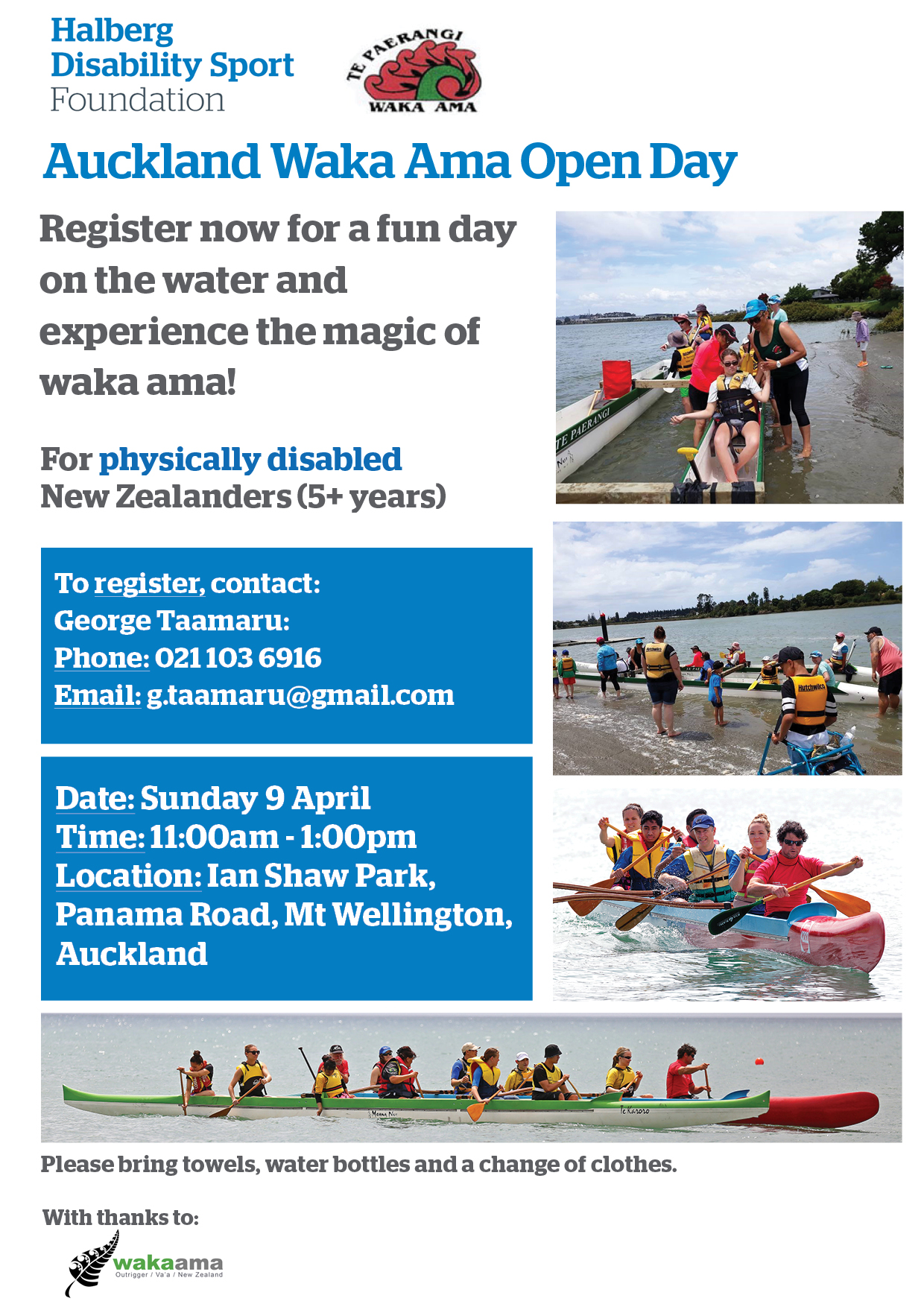 Auckland Waka Ama Open Day - Waka Ama NZ